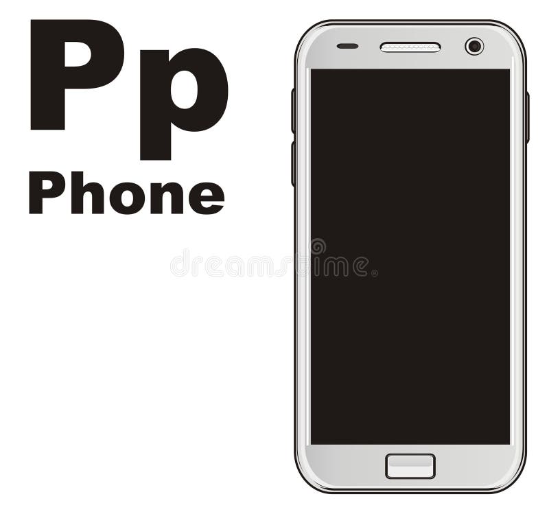 Mobile and abc stock illustration. Illustration of modern - 101862623