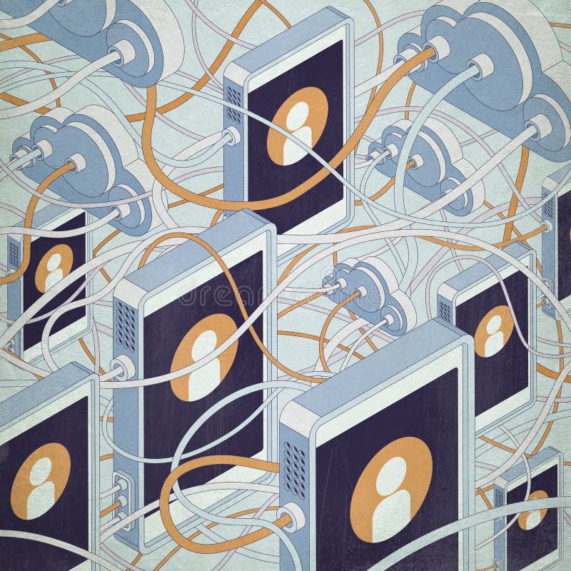 Cables Messy Network Stock Illustrations – 82 Cables Messy Network ...