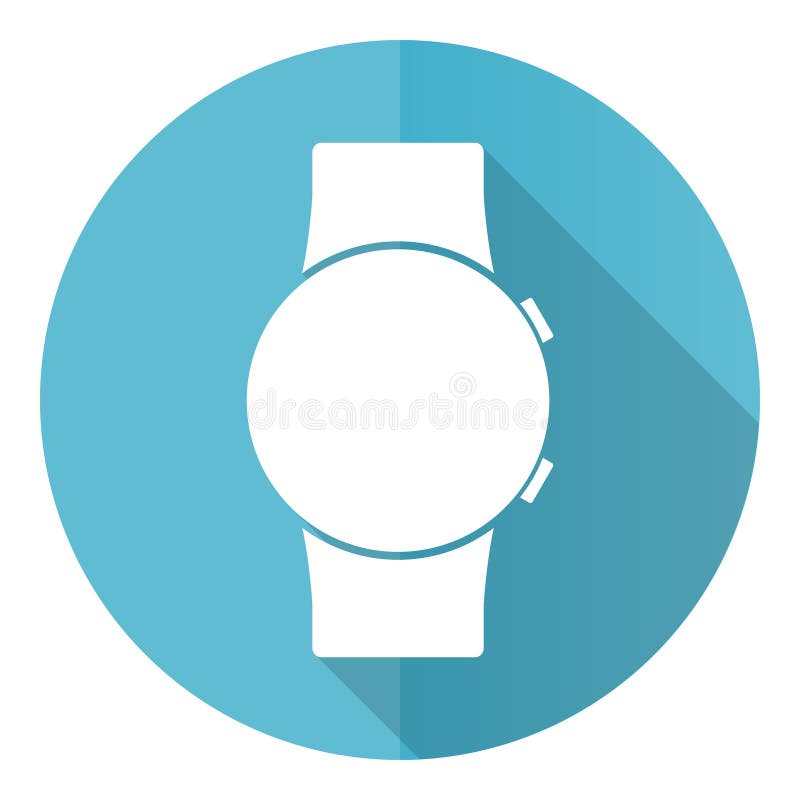 Smartwatch. Round Watch. Digital Wearable. Fitness Tracker. Vector ...