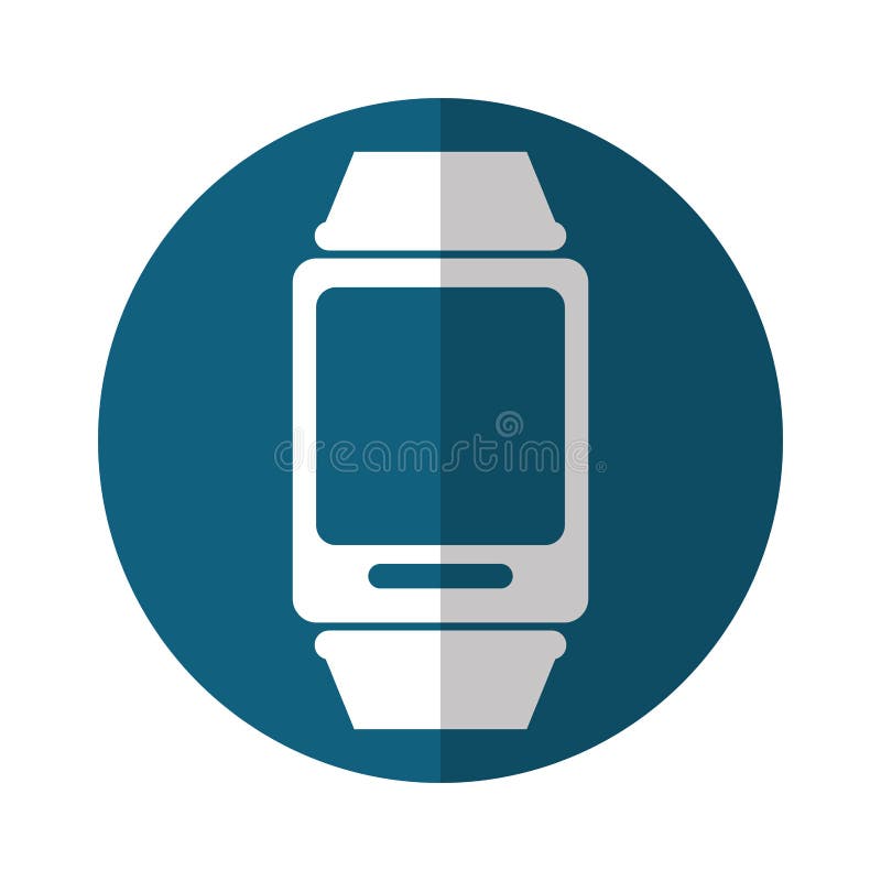 Smartwatch Button Thumbnail Icon Image Stock Illustration ...