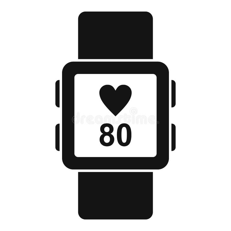Smartwatch Icon, Simple Style Stock Illustration - Illustration of ...