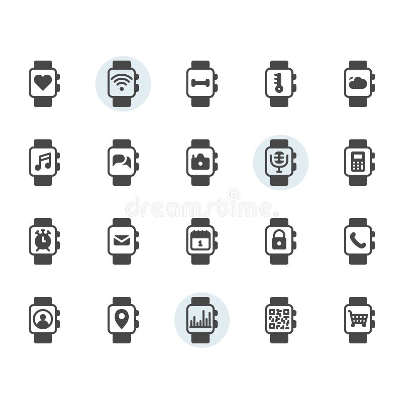 Smartwatch Icon. Filled Smartwatch Icon For Website Design And Mobile ...