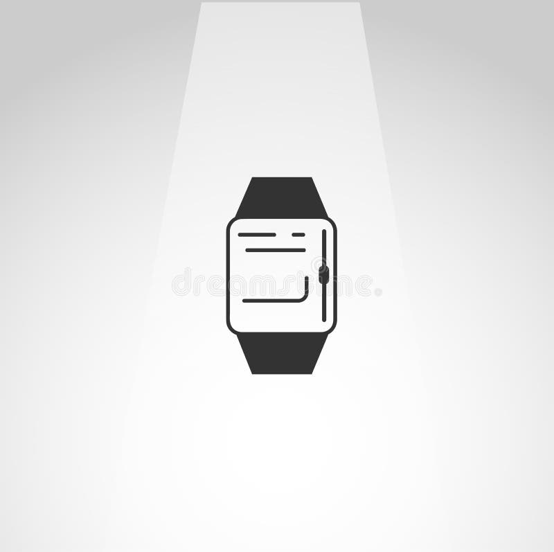 Smartwatch Icono Smartwatch Simple Icono Aislado Stock de ilustración ...