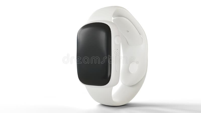 SmartWatch Isolated on White Background High Quality Details - 3D ...