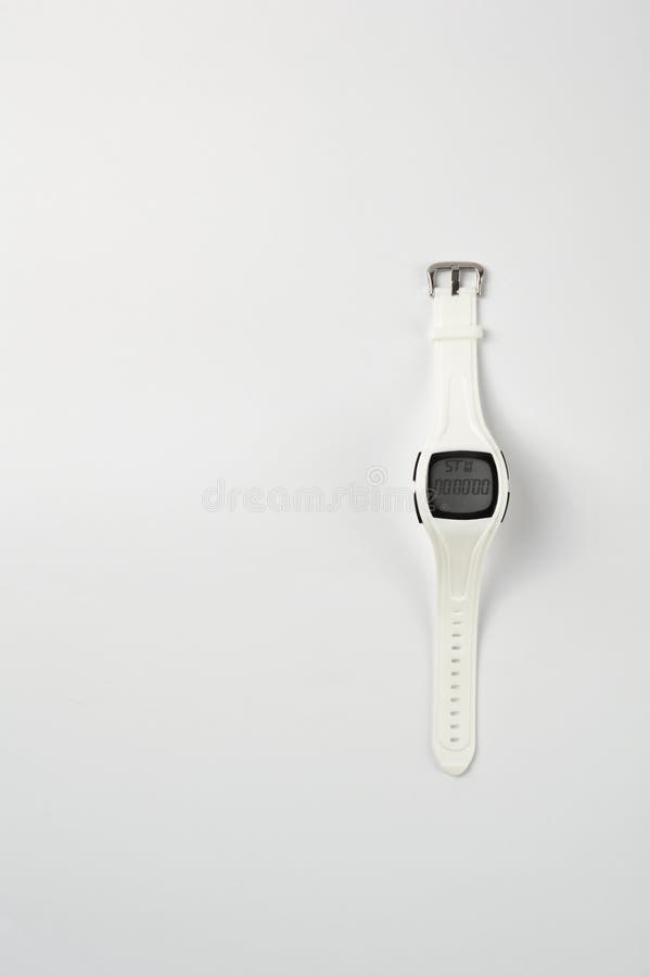Smartwatch Isolated on White Background Stock Photo - Image of design ...