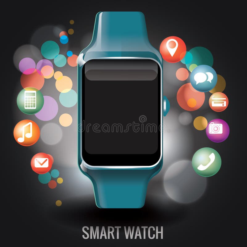 Smartwatch. Vector Illustration Decorative Design Stock Vector ...