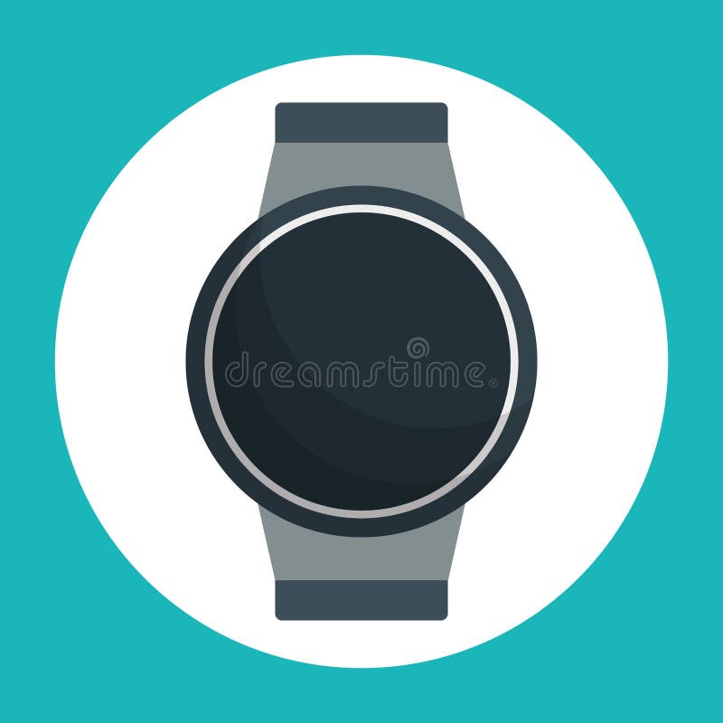 Smartwatch Wearable Technology Icon Image Stock Illustration ...
