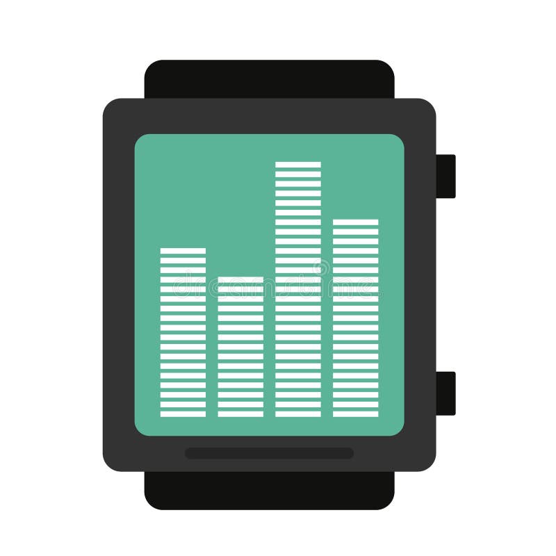 Smartwatch Wearable Technology Stock Vector - Illustration of icon ...