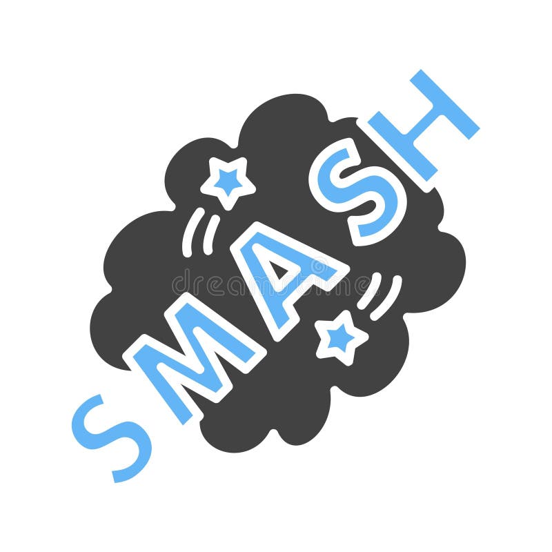 Smash Bubble Icon Image. stock vector. Illustration of mobile - 290219289