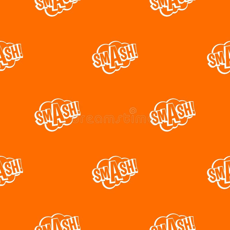 SMASH, Comic Book Bubble Text Pattern Seamless Stock Vector ...