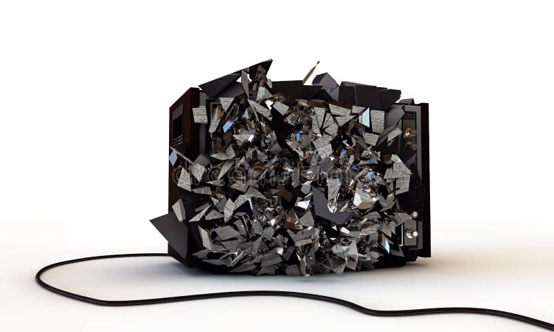 Smashed Tv Stock Illustrations – 31 Smashed Tv Stock Illustrations ...