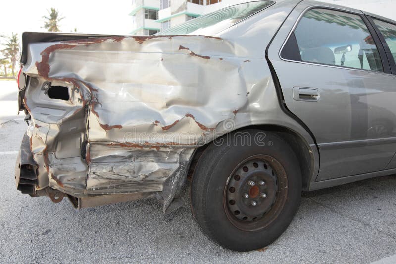 Smashed car stock image. Image of damage, rusted, insurance - 24327677