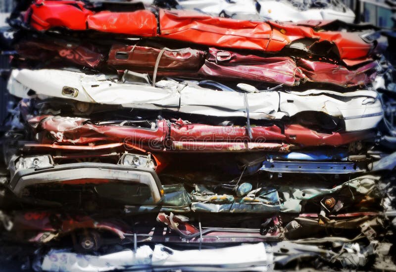 Scrap cars for recycling stock photo. Image of corrosion - 14730738