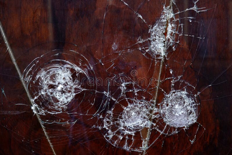 Smashed Glass Window Destruction Broken Stock Photo - Image of closeup ...