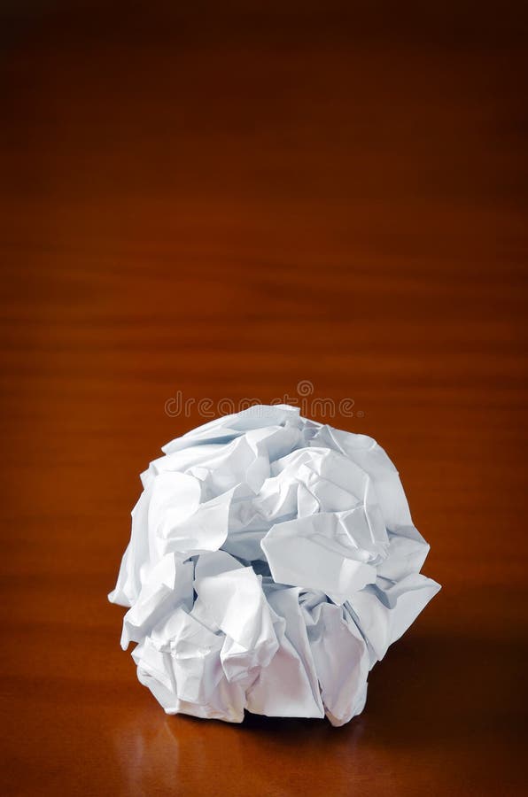 Paper ball stock photo. Image of creative, ball, education - 19841848