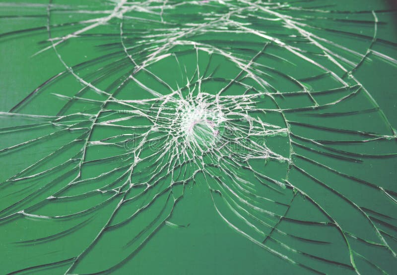 Smashed Screen Vandalised Broken Glass Close Up Stock Photo - Image of ...