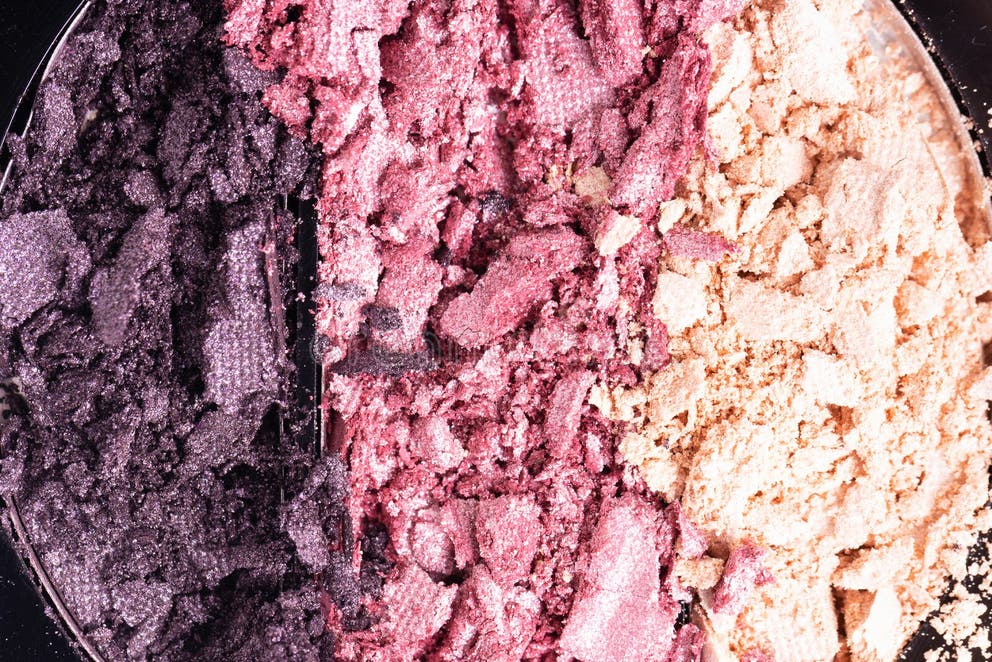 Smashed Multicolor Eyeshadow. Stock Image - Image of blush, face: 212145179