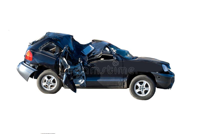 Wrecked SUV stock image. Image of driving, problems, crash - 16200883