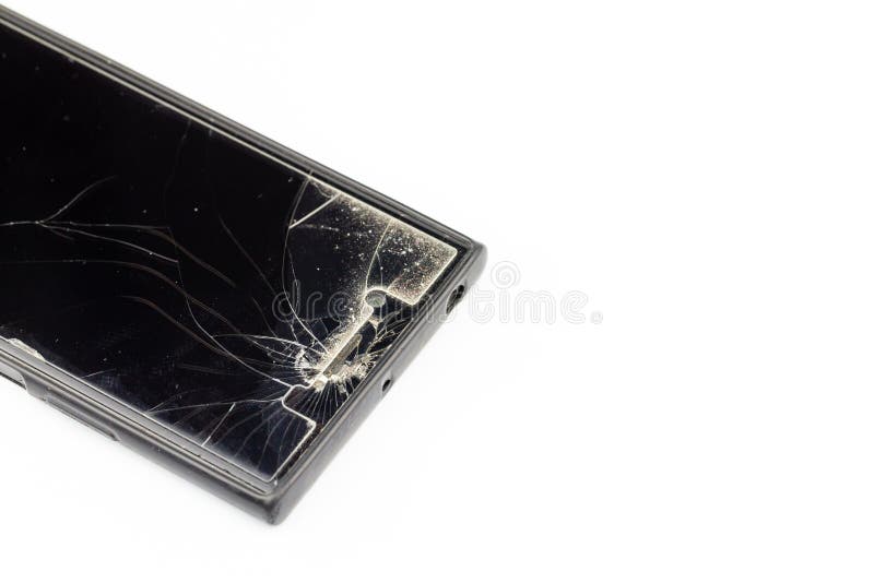 Smashed Glass of the Smartphone Stock Image - Image of touchscreen ...
