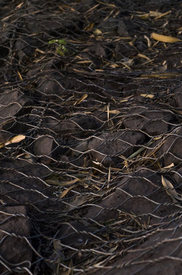 Smashed wall grill stock image. Image of grill, wall - 87606877