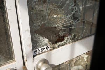 Shattered window stock image. Image of pane, horizontal - 10409397