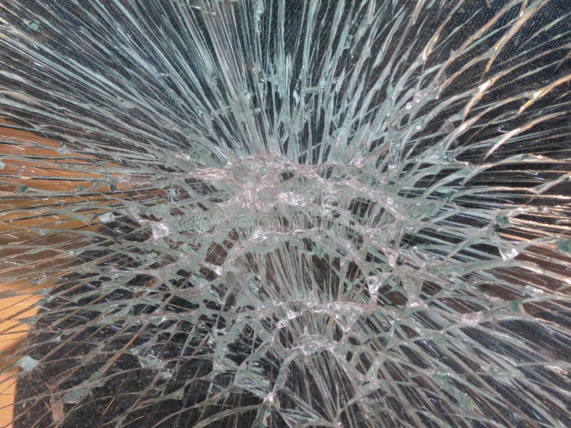 Smashed window glass stock image. Image of accident, rough - 37416259