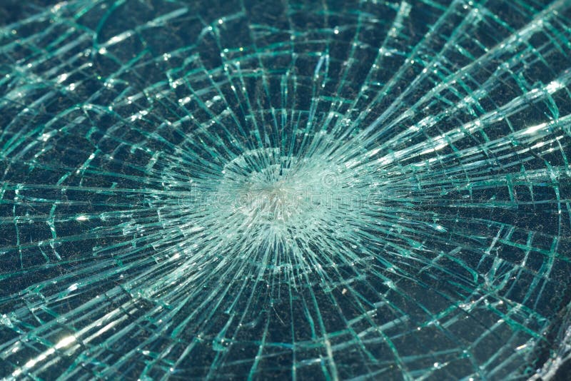 Smashed windscreen stock image. Image of crushed, fracture - 35161685