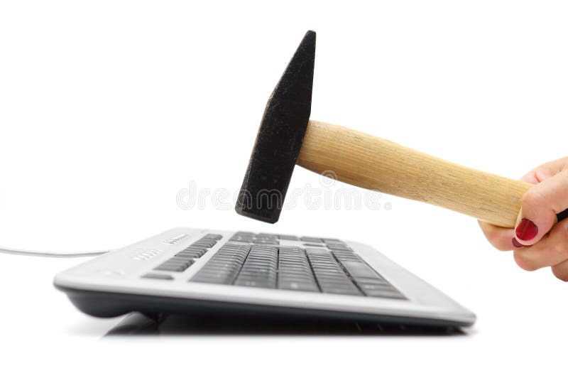 Keyboard crush stock image. Image of unclean, break, grimy - 31499253
