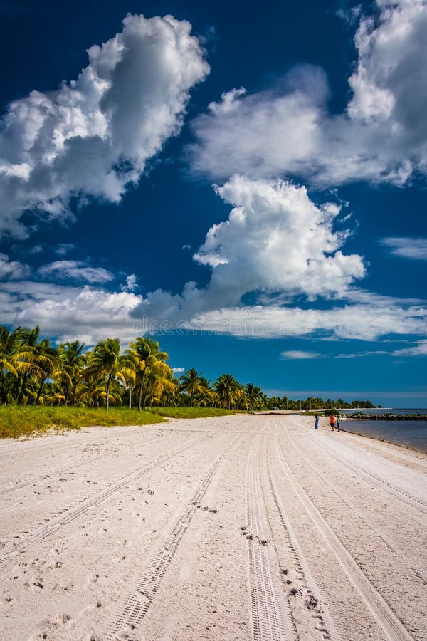 Smathers Beach, in Key West, Florida. Stock Image - Image of landscape ...