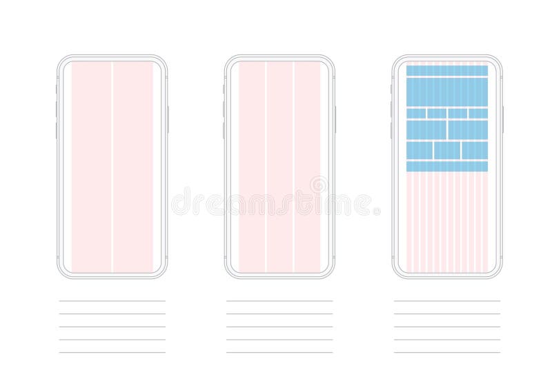 Smatphone Mockup, Phone Templete, Mobile Visual Mock, Modern Cellphone ...