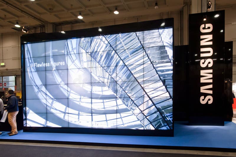 Samsung Convention Booth at CES 2010 Editorial Stock Photo - Image of ...