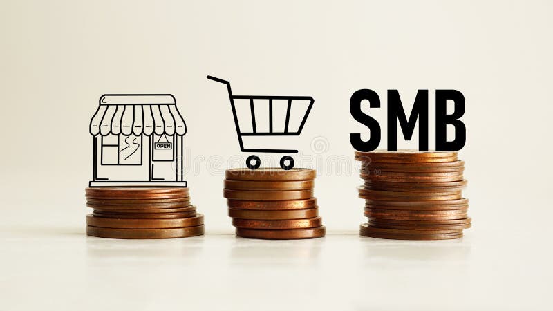 SMB Small and Medium-Sized Business is Shown Using the Text Stock Image ...