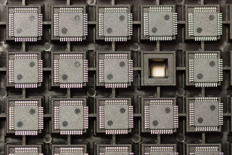 SMD integrated circuits stock image. Image of invention - 24970705