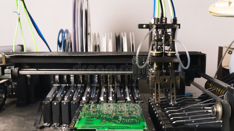 SMD Surface-mount Technology Device in the Process of Assembling Parts ...