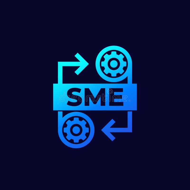 SME, Small and Medium Enterprise, Vector Icon Stock Vector ...