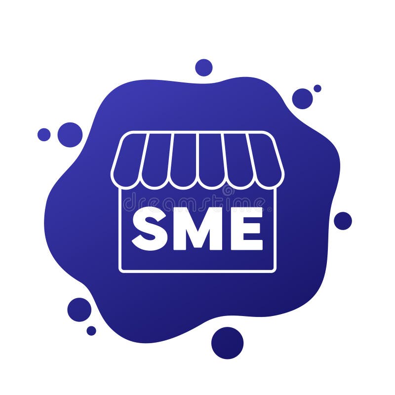 SME Icon, Small and Medium-sized Enterprises Stock Illustration ...