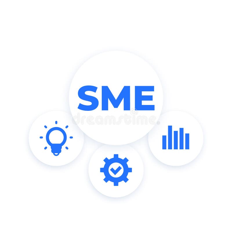 SME, Small and Medium Enterprise Vector Icon Stock Vector ...