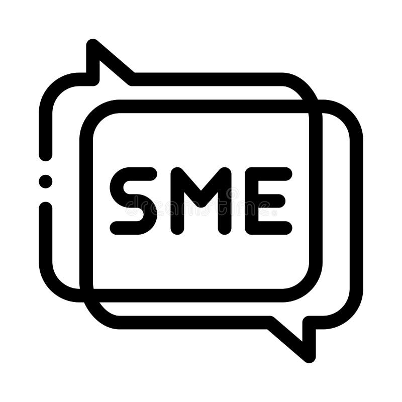 Sme in Talking Quote Frames Icon Thin Line Vector Stock Vector ...