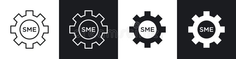 SME icon stock vector. Illustration of startup, banner - 341277840