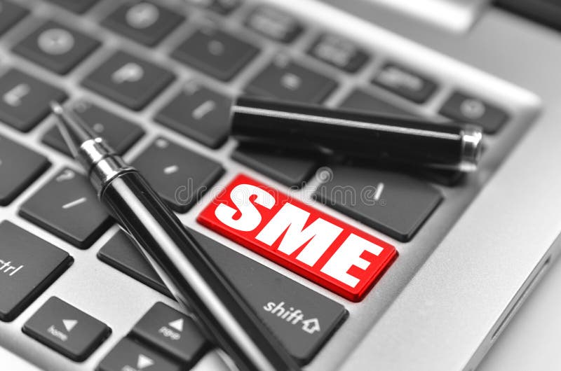SME Word on Computer Keyboard Stock Illustration - Illustration of ...