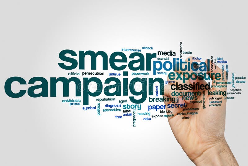Smear campaign word cloud stock image. Image of leaking - 90731853