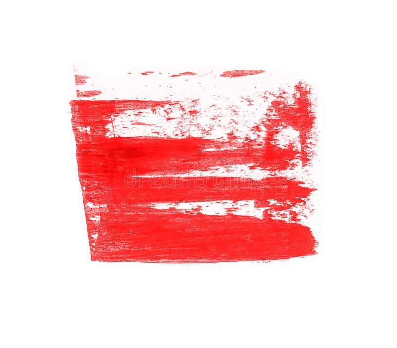 Smear of Red Paint on Background Stock Illustration - Illustration of ...