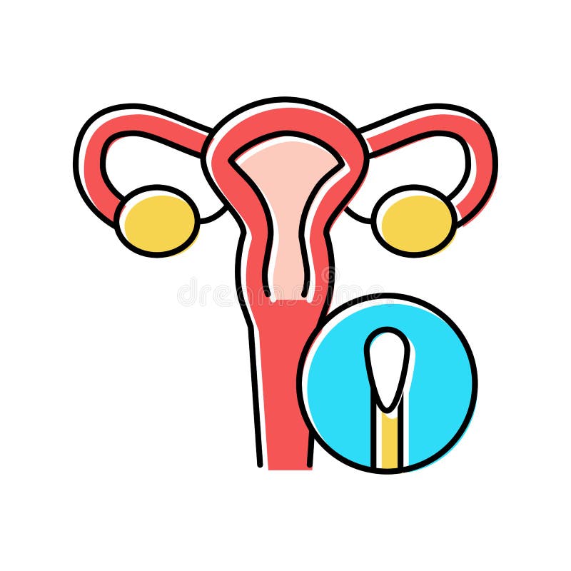 Smear for Tests Color Icon Vector Illustration Stock Vector ...