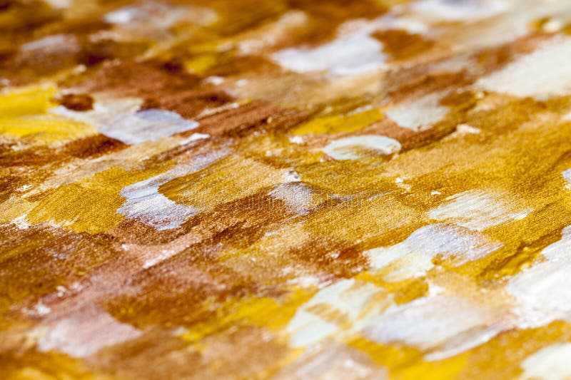 Smeared Different Colors on the Palette Stock Photo - Image of ...