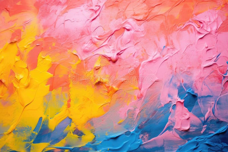 Smeared Oil Paint Creating a Gradient Effect Stock Image - Image of ...