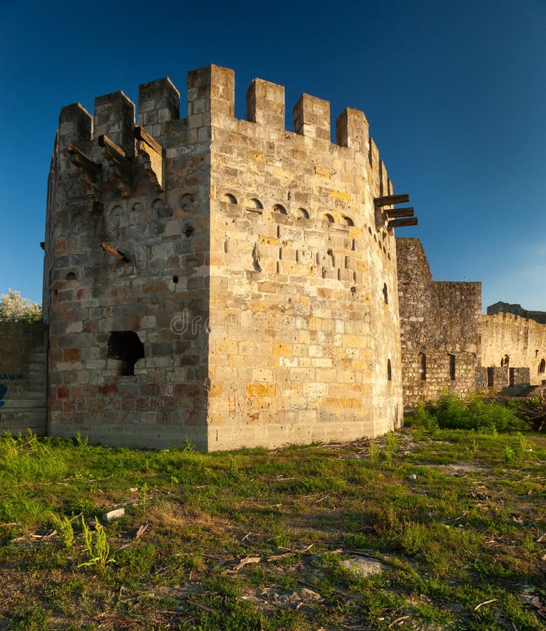 Smederevo Fortress stock image. Image of angle, fortress - 154729331