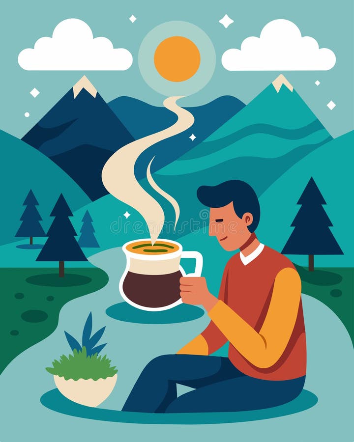 The Smell Of Freshly Brewed Coffee Filling The Air As A Freelancer