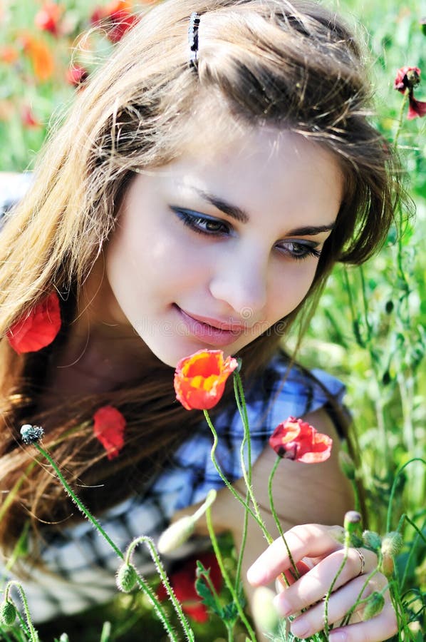 Smell of spring stock photo. Image of field, green, nature - 17868394