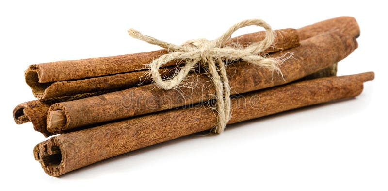 Smelling Cinnamon Whole Branches Stock Image - Image of condiment ...