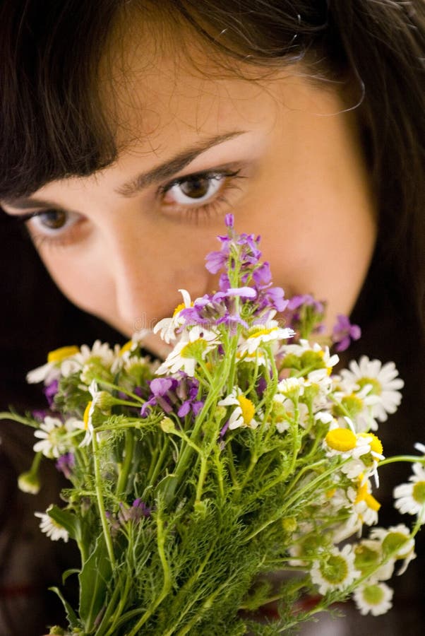 Fragrant flowers stock image. Image of smelling, purple - 27002137